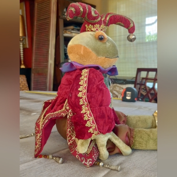 Source Unknown | Other | Vintage And Rare Vintage Rare Frog Prince Court Jester 29 Doll Heavy ...